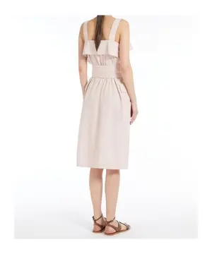 Max Mara Sleeveless Belted Dress
