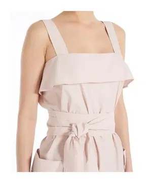 Max Mara Sleeveless Belted Dress