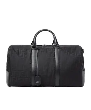 Fendi Ff Zipped Travel Bag - Black