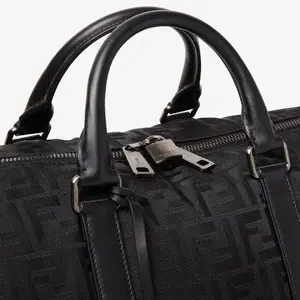 Fendi Ff Zipped Travel Bag - Black