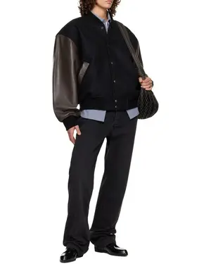 Studio Nicholson Long Sleeve Bomber Jacket