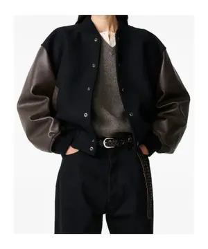 Studio Nicholson Long Sleeve Bomber Jacket