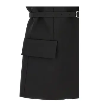 JIL SANDER Belted V-neck Vest