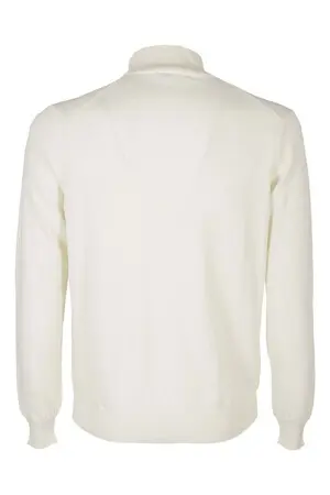KANGRA Button-up Knit Cardigan - White