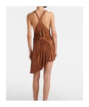 Christopher Esber Draped Jersey Mini Dress