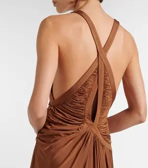 Christopher Esber Draped Jersey Mini Dress