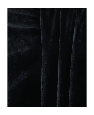 Blumarine Velvet Long Skirt With Slits