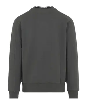 C.P. COMPANY Lens Detailed Crewneck Sweatshirt - Black