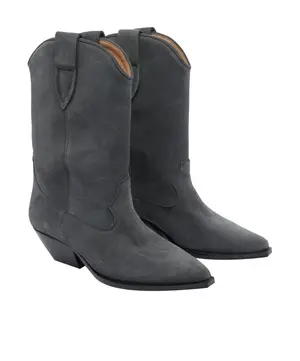 Isabel Marant Étoile Duerto Pointed Toe Cowboy Boots - Gray
