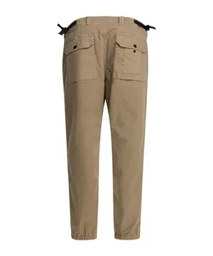 Stone Island Loose Fit Logo Patch Cargo Pants