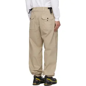 Stone Island Loose Fit Logo Patch Cargo Pants