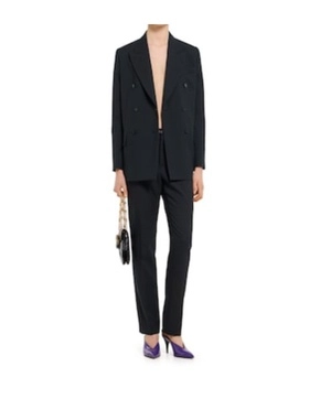 Gucci Double-breasted Wool Jacket - Dark Blue