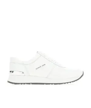 Michael Kors Logo Plaque Sneakers - White