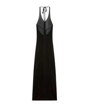 DONDE ESTEBAN Knitted Maxi Dress - Black