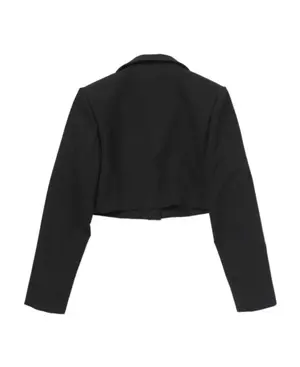 Monnalisa Single-breasted Cropped Blazer