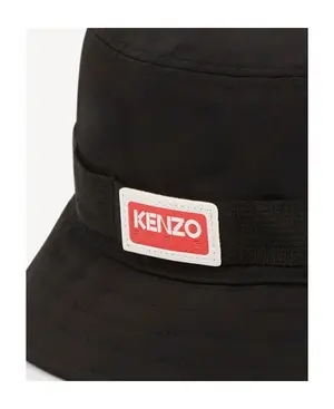 Kenzo Jungle Logo Patch Bucket Hat