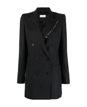 Dries Van Noten Striped Outerwear For Women