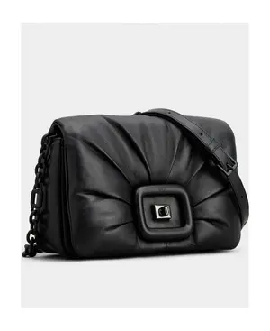 ROGER VIVIER Viv' Choc Shoulder Bag - Black