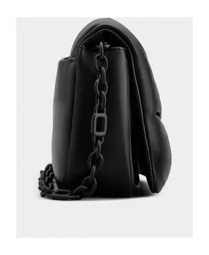 ROGER VIVIER Viv' Choc Shoulder Bag - Black