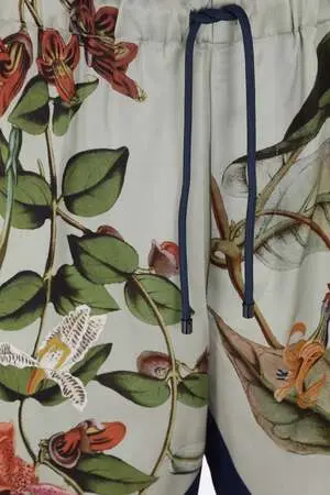 Dries Van Noten Graphic Printed Drawstring Shorts