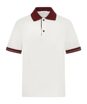 FERRAGAMO Short-sleeved Polo Shirt - White