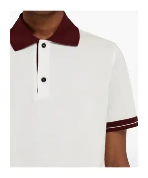 FERRAGAMO Short-sleeved Polo Shirt - White