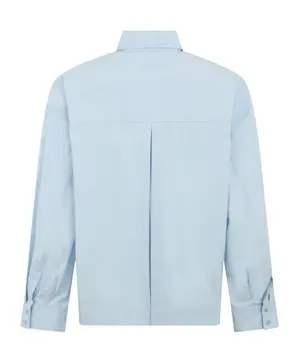 Peserico Cropped Pocket Shirt With Crystal Embellishment