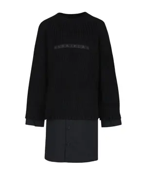 MAISON MARGIELA Ribbed Knit Dress