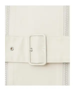 Burberry Belted Waist Zipped Trench Coat