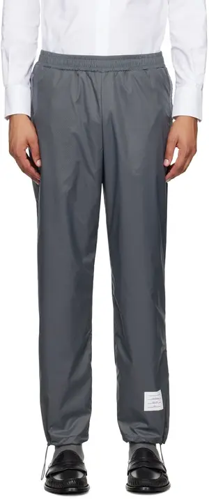 Thom Browne Logo-patch Sheer-ripstop Track Pants