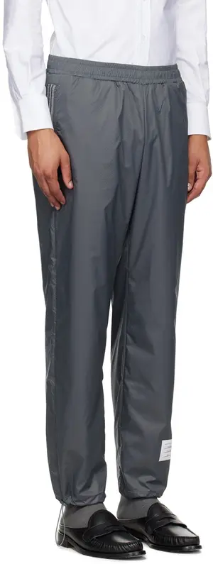 Thom Browne Logo-patch Sheer-ripstop Track Pants