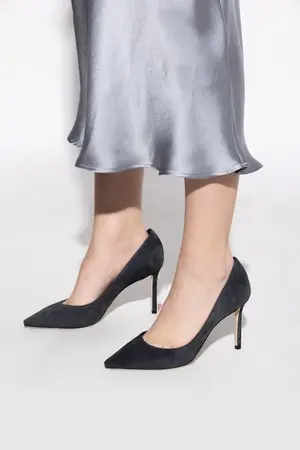 JIMMY CHOO Romy Pointed-toe Pumps - Grey