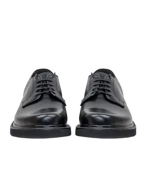 Premiata Round Toe Lace-up Flat Shoes