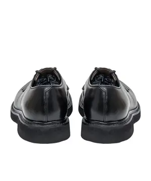 Premiata Round Toe Lace-up Flat Shoes