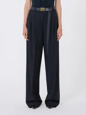Max Mara Bergamo Belted Pleated Trousers
