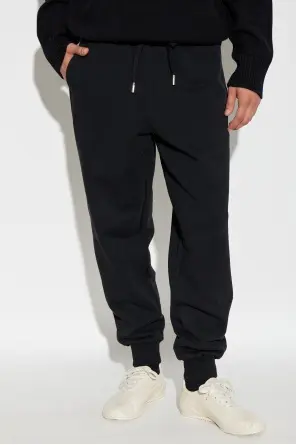 AMI Paris Elastic-waistband Track Pants - Black