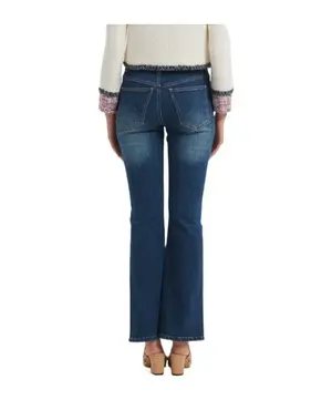 Marissa Chiara Front Slit Jeans