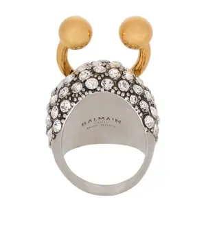 Balmain Embellished Piercing Ring