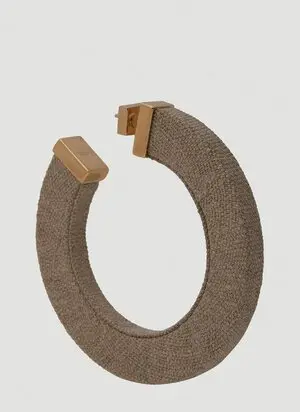 Jacquemus Large Fabric Hoop Earrings