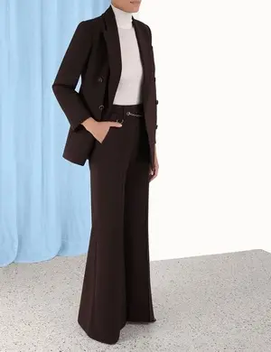 Zimmermann Double-breasted Jacket - Black