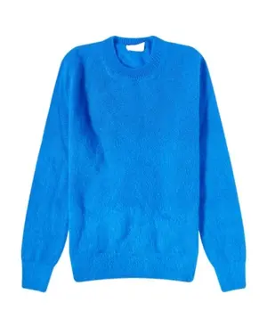 Off-White Arrows Intarsia Crew Neck Jumper - Blue