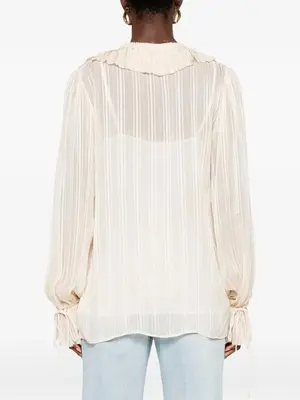 Pinko Biddy Ruffled Long Sleeved Blouse
