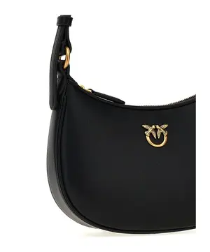 Pinko Half Moon Mini Shoulder Bag - Black