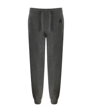 Isabel Marant Étoile Kira Mélange-effect Knitted Track Pants