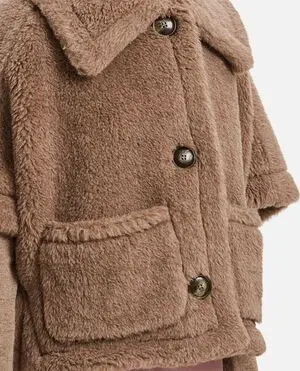 Max Mara Teddy Short-sleeve Cropped Jacket