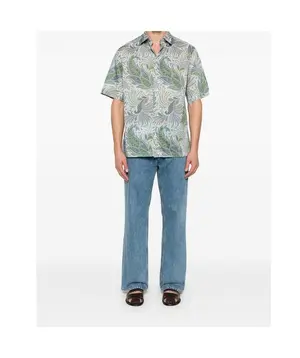 Etro Paisley Printed Short Sleeved Shirt
