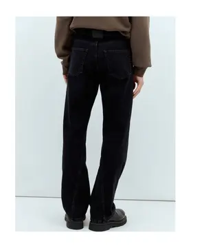 LANVIN Mid-rise Twisted Jeans - Black