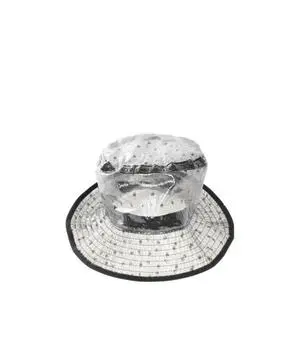 Red Valentino Polka Dot Bucket Cap - White