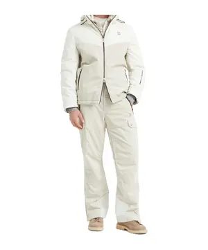 Brunello Cucinelli Padded Parka With Detachable Hood And Zipped Vents