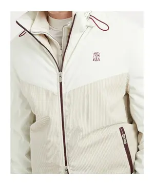 Brunello Cucinelli Padded Parka With Detachable Hood And Zipped Vents